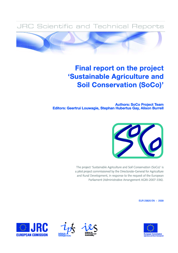 (PDF) Final Report on the Project 'Sustainable Agriculture and Soil ...