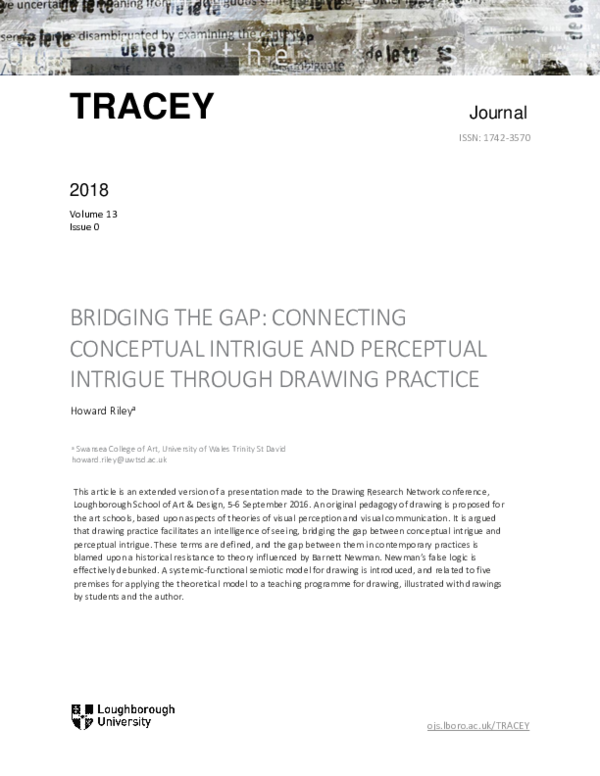 (PDF) Bridging the gap: connecting conceptual intrigue and perceptual ...