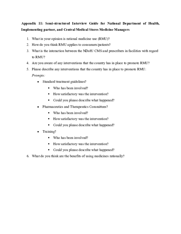 (DOC) Key informants interview guide