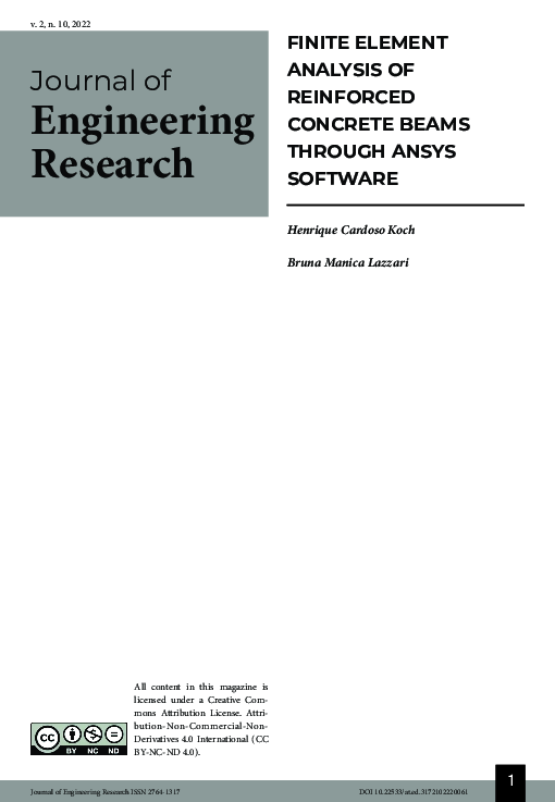 (PDF) FINITE ELEMENT ANALYSIS OF REINFORCED CONCRETE BEAMS THROUGH ANSYS SOFTWARE (Atena Editora)