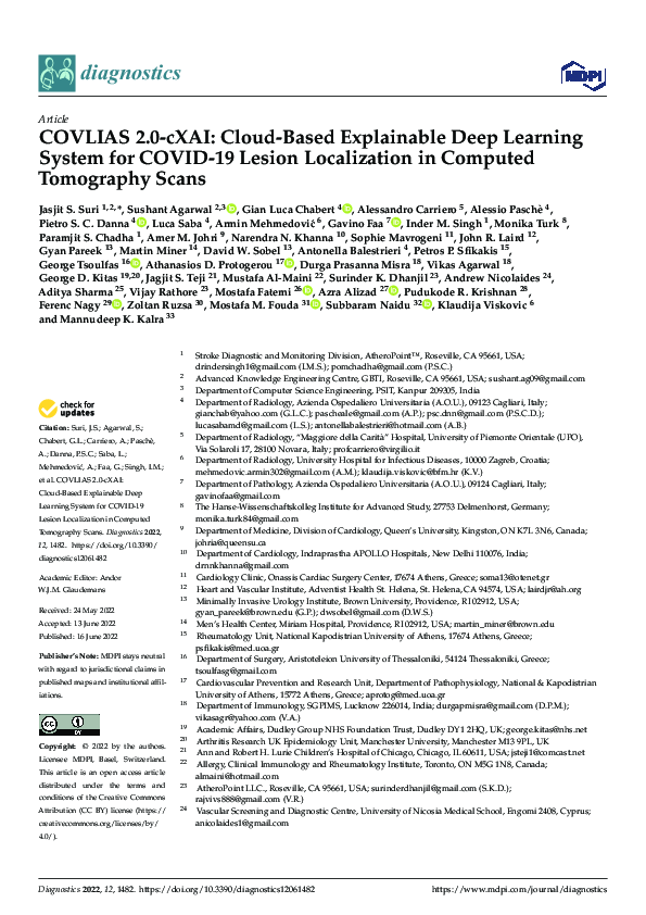 (PDF) COVLIAS 2.0-cXAI: Cloud-Based Explainable Deep Learning System ...