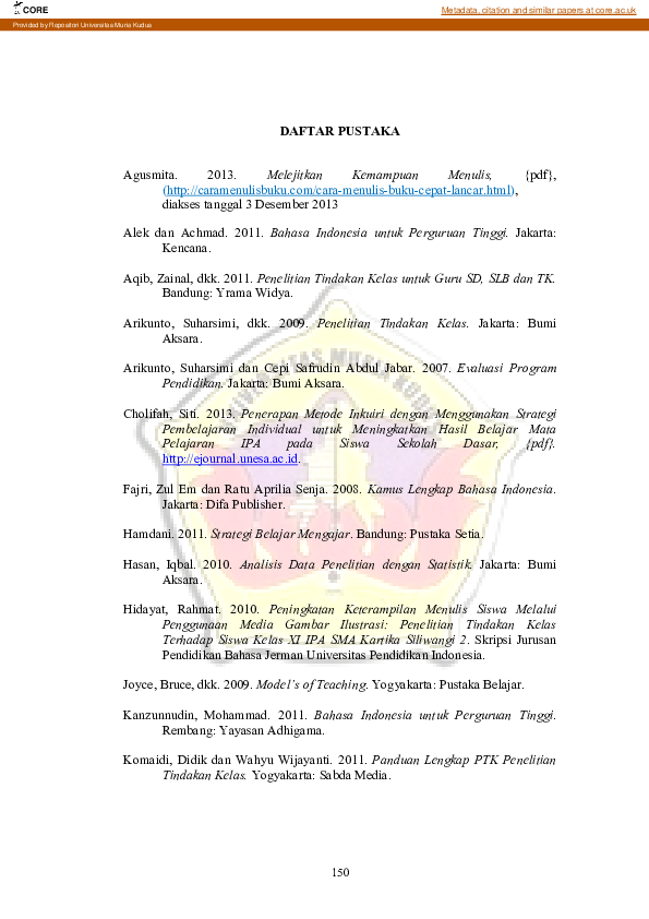 (PDF) Peningkatan Kemampuan Menulis Karangan Deskripsi Melalui Model ...