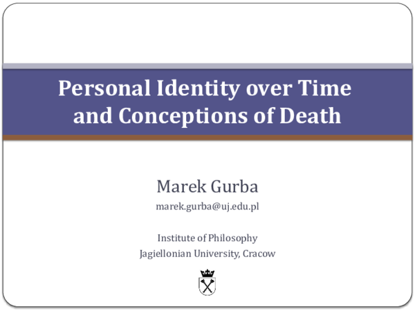 Personal Identity over Time and Conceptions of Death