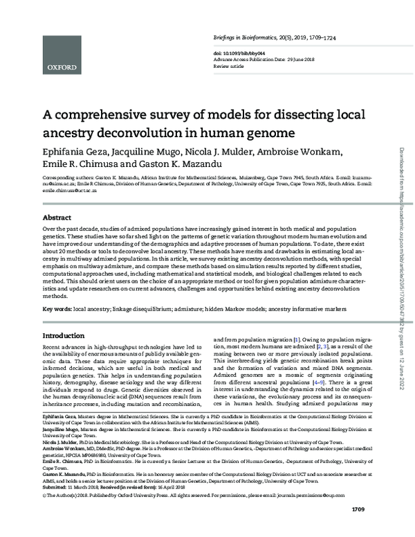 (PDF) A comprehensive survey of models for dissecting local ancestry ...