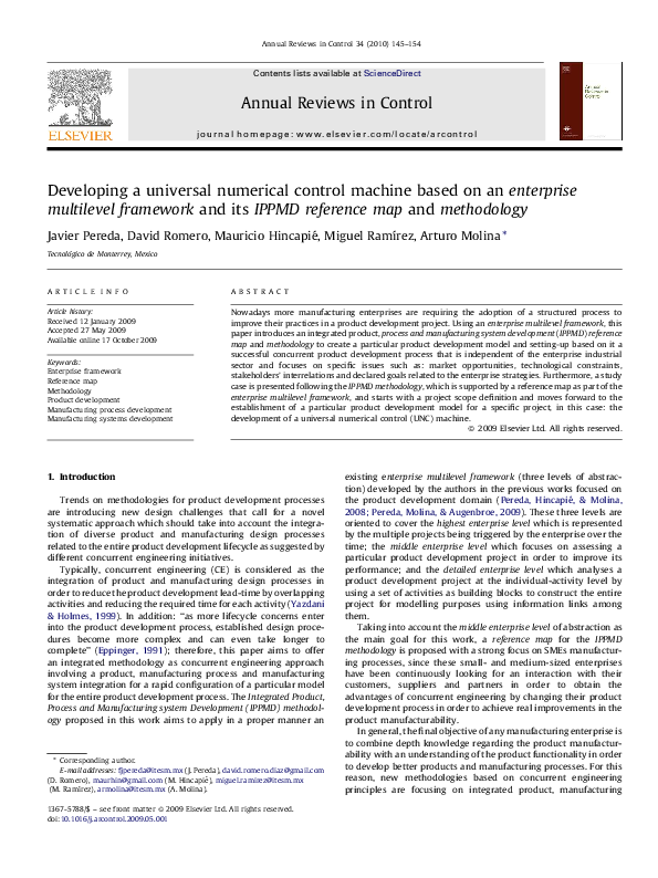 (PDF) Developing a universal numerical control machine based on an enterprise multilevel ...