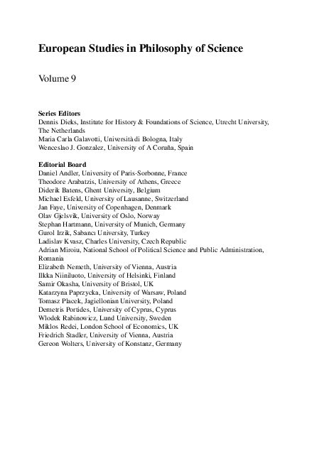 (PDF) Philosophy of Science