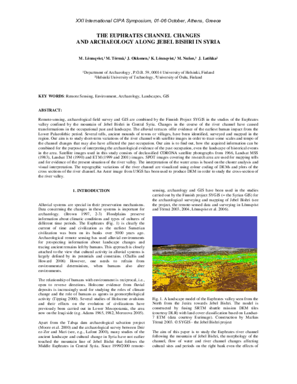 (PDF) The Euphrates Channel Changes and Archaeology Along Jebel Bishri ...