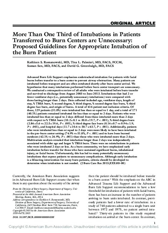 (PDF) More Than One Third of Intubations in Patients Transferred to ...
