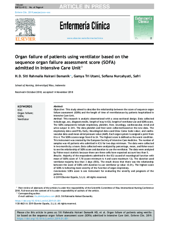 (PDF) Organ failure of patients using ventilator based on the sequence ...