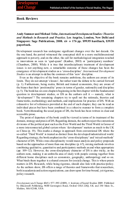 (PDF) The Aid Chain: Coercion and Commitment in Development NGOs â by ...