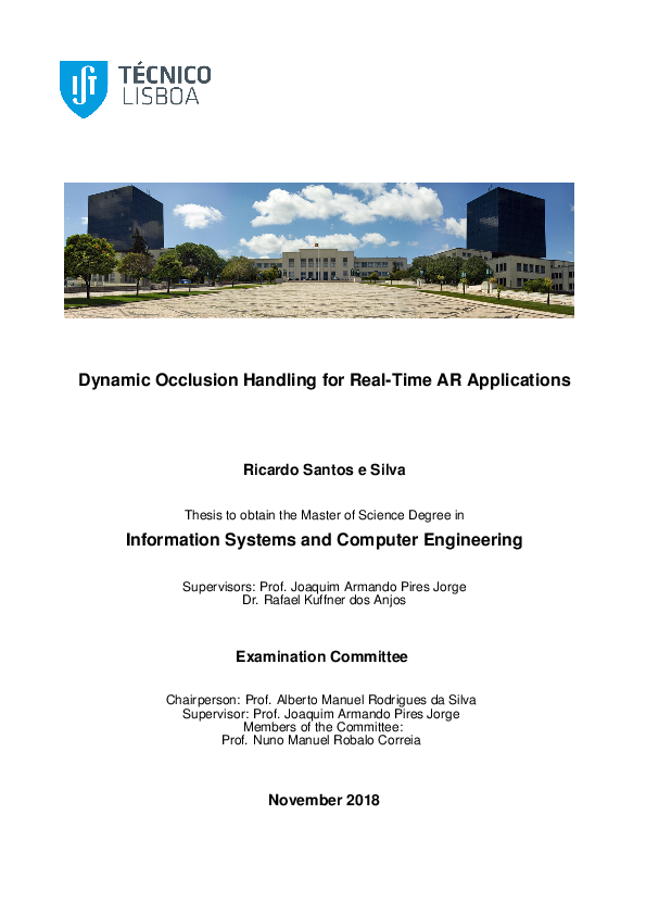 (PDF) Dynamic Occlusion Handling for Real-Time AR Applications