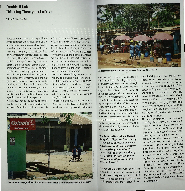 (PDF) Double Bind: Thinking Theory and Africa