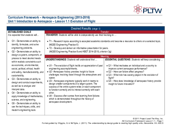 (PDF) Curriculum Framework