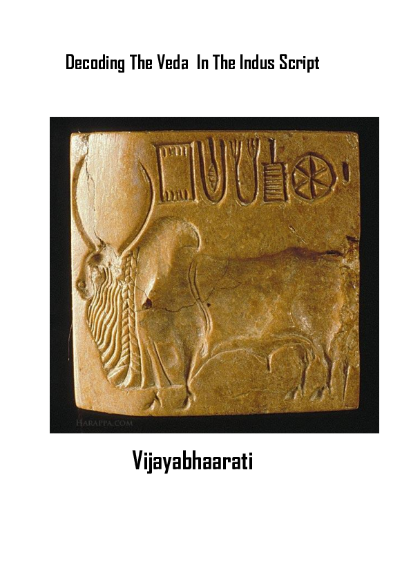 (PDF) Decoding The Veda In The Indus Script