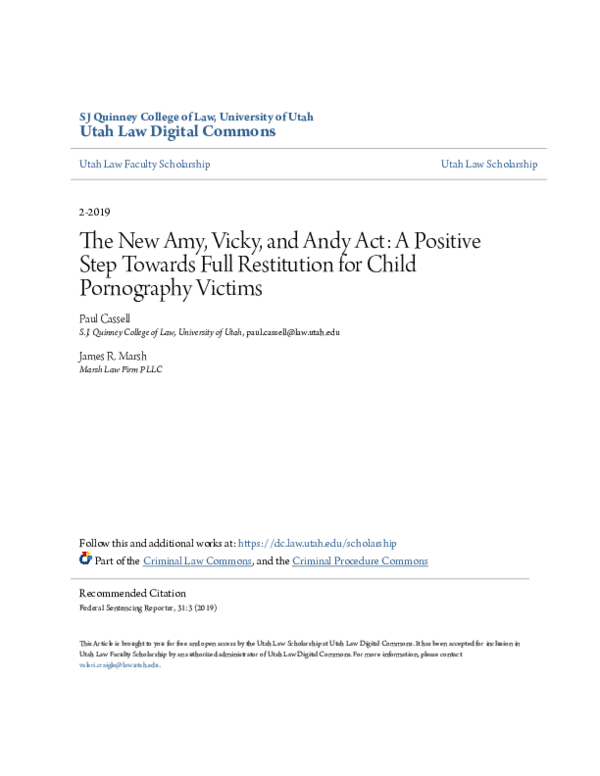(PDF) The New Amy, Vicky, and Andy Act: A Positive Step Towards Full ...