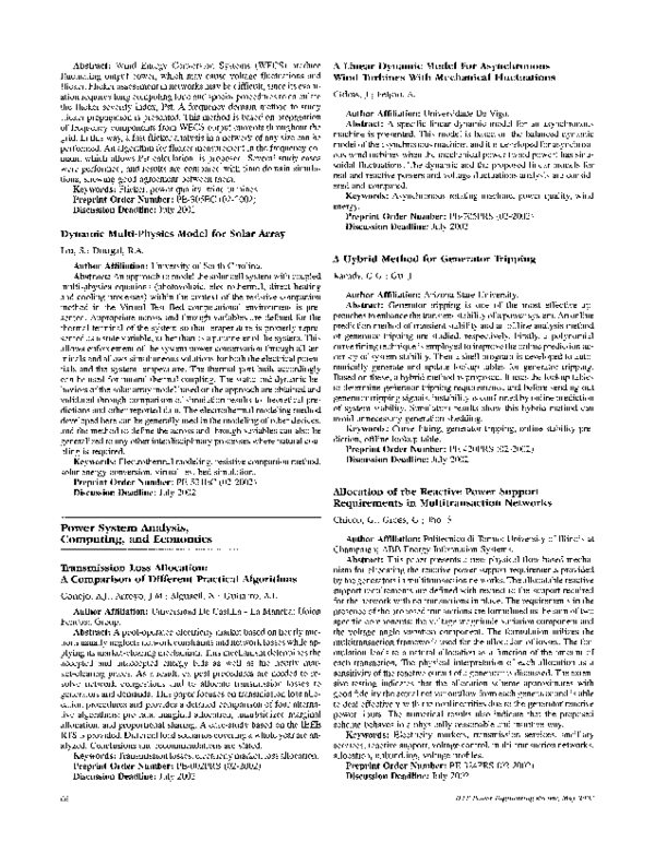 (PDF) Transmission loss allocation: a comparison of different practical ...