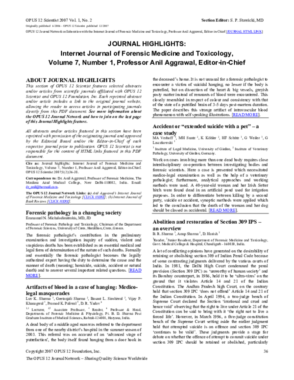 (PDF) JOURNAL HIGHLIGHTS