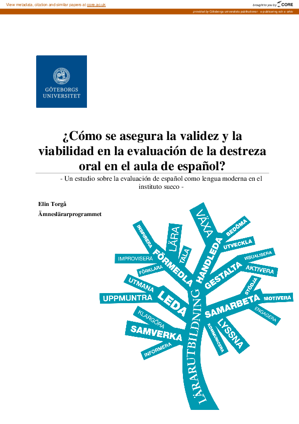 (PDF) ¿Cómo se asegura la validez y la viabilidad en la evaluación de ...