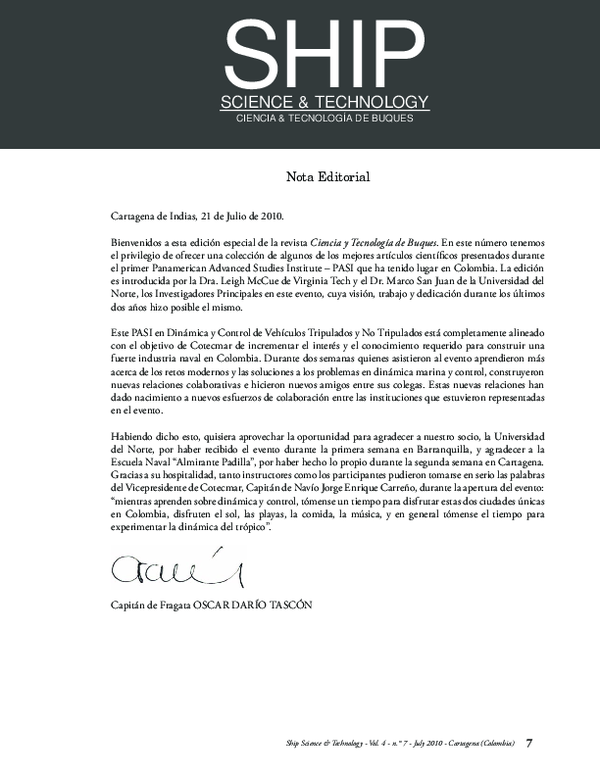 (PDF) Nota del editor