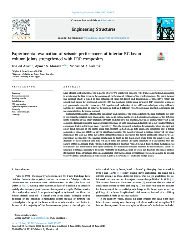 Pdf Experimental Evaluation Of The Seismic Performance Of Circular Reinforced Concrete Bridge