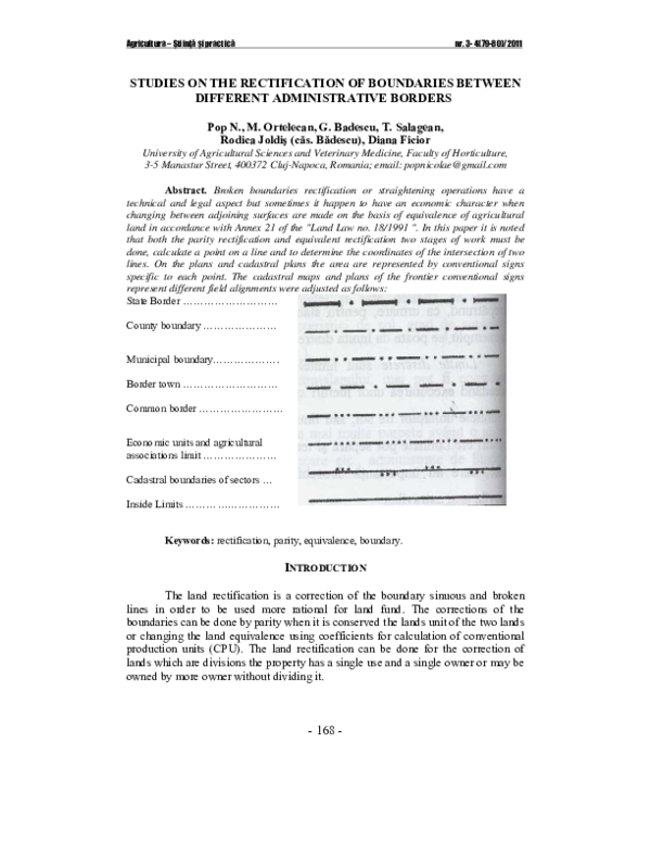 (PDF) Studies Between Different Administrative Borders on the ...