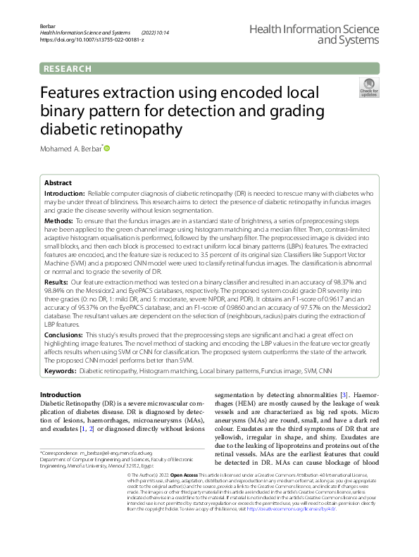 (PDF) Features extraction using encoded local binary pattern for ...
