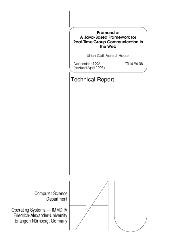 (PDF) Promondia: a Java-based framework for real-time group communication in the Web | U. Gall ...
