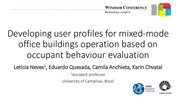 (PDF) Developing user profiles for mixed-mode office buildings ...