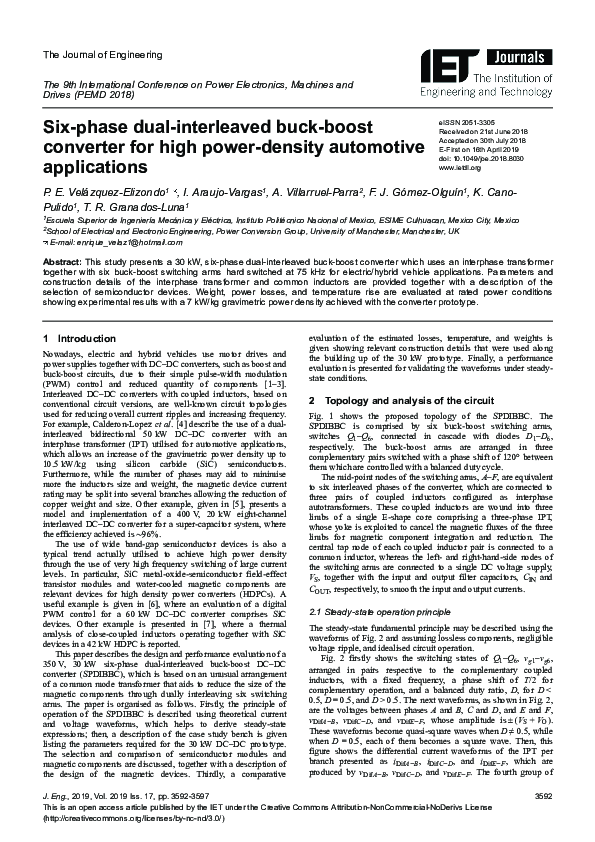 (PDF) Six-phase dual-interleaved buck-boost converter for high power ... (PDF) Six-phase dual-interleaved buck-boost converter for high power ...