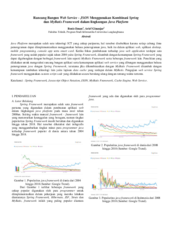 (PDF) Rancang Bangun Web Service - JSON Menggunakan Kombinasi Spring dan MyBatis Framework dalam ...