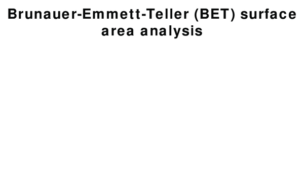 (PDF) Brunauer-Emmett-Teller (BET) surface area analysis