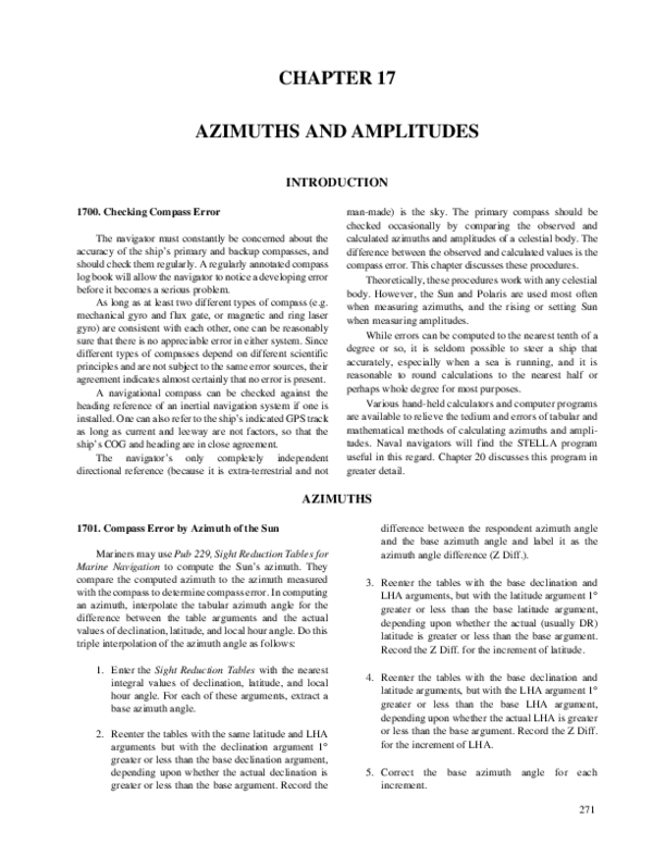 (PDF) Chapt 17 AZIMUTHS AND AMPLITUDES