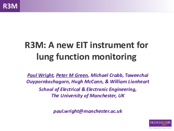 (PDF) A New Eit Instrument For Lung Function Monitoring | Taweechai ...