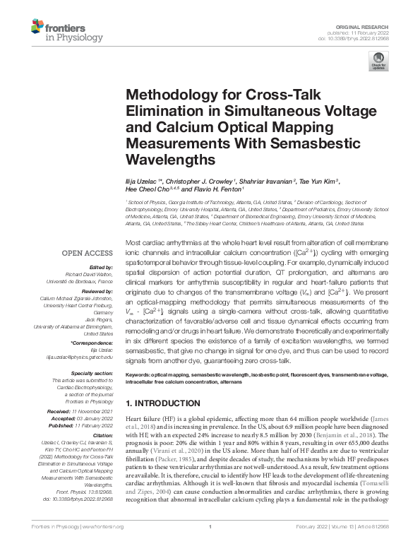 (PDF) Methodology for Cross-Talk Elimination in Simultaneous Voltage ...