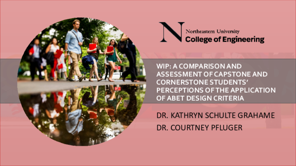 (PPT) Cornerstone to Capstone ASEE 6- | courtney pfluger - Academia.edu