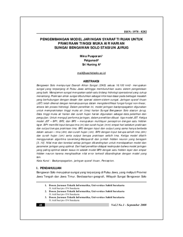 (PDF) Pengembangan Model Jaringan Syaraf Tiruan Untuk Prakiraan Tinggi ...