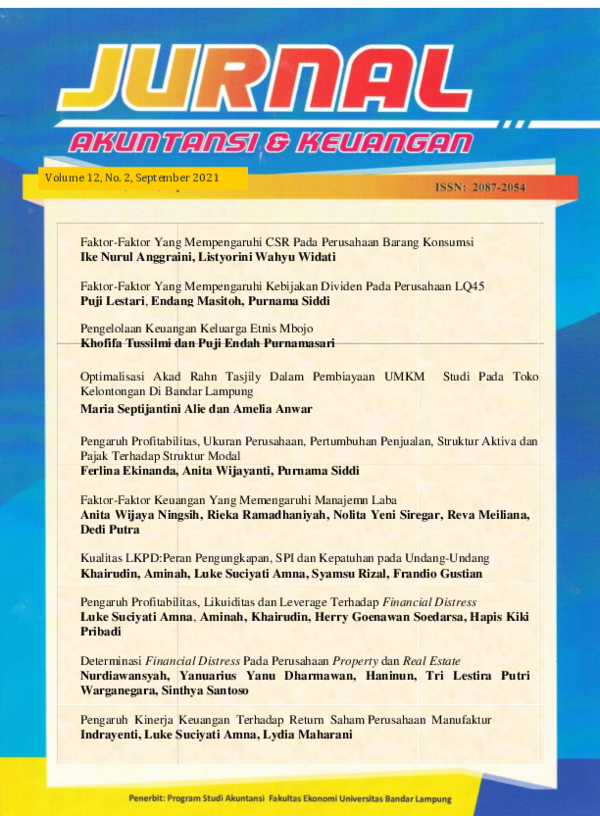 (PDF) Determinasi Financial Distress Pada Perusahaan Property dan Real ...