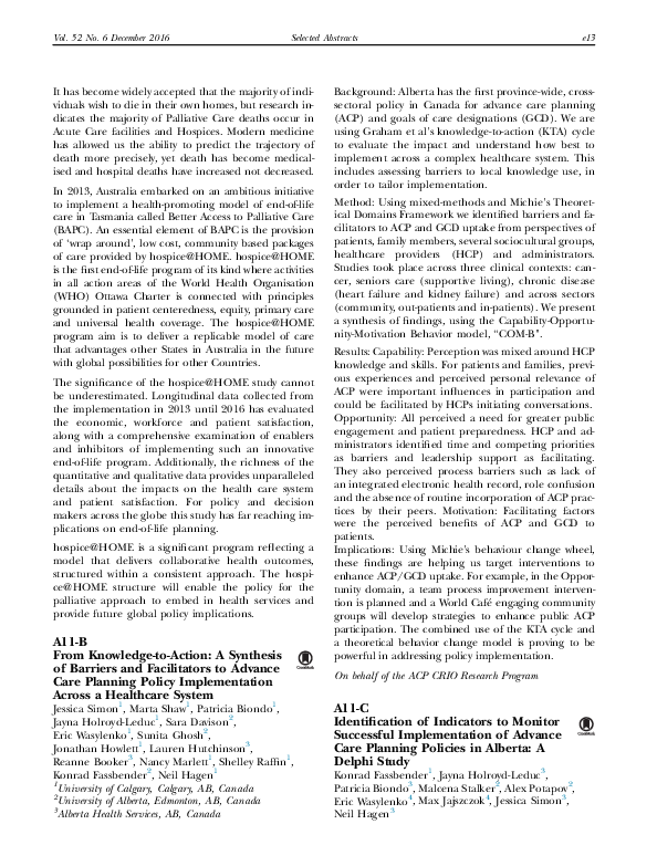 PDF A11 B From Knowledge to Action A Synthesis Of Barriers And Facilitators To Advance Care pdf-a11-b-from-knowledge-to-action-a-synthesis-of-barriers-and-facilitators-to-advance-care
