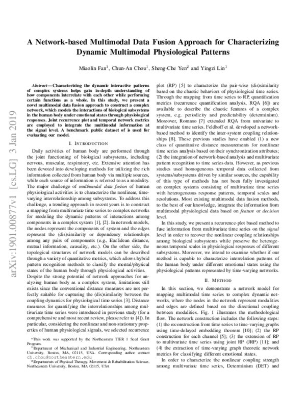 (PDF) A Network-based Multimodal Data Fusion Approach for Characterizing Dynamic Multimodal ...