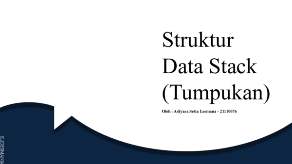 (PPT) Materi Struktur Data Stack