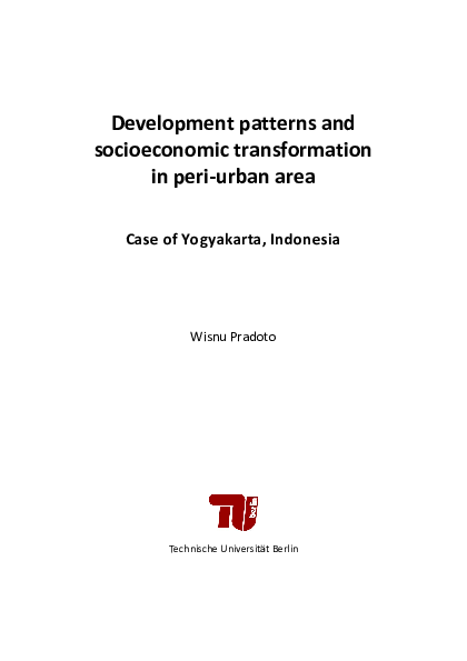 (PDF) Development patterns and socioeconomic transformation in peri ...