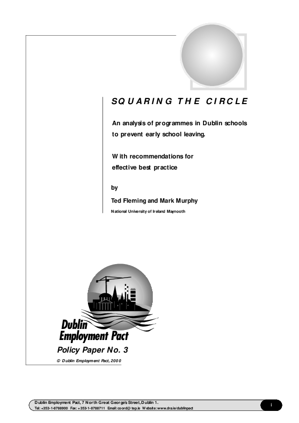 (PDF) SQUARING THE CIRCLE | Ted Fleming - Academia.edu