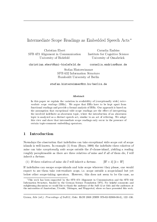 (PDF) Intermediate Scope Readings as Embedded Speech Acts | Stefan Hinterwimmer - Academia.edu
