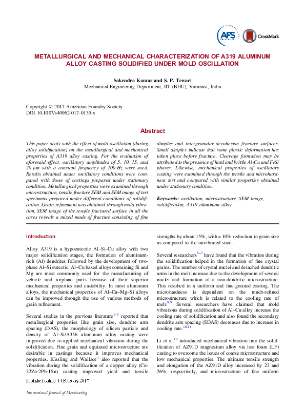(PDF) Metallurgical and mechanical characterization of electron beam welded DP600 steel joints