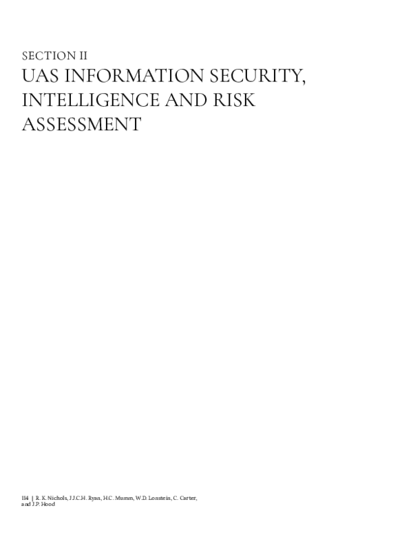 (PDF) Chapter 4 INFOSEC – Protecting UAS Information Channels & Components