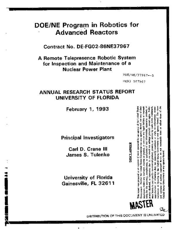 (PDF) A remote telepresence robotic system for inspection and ...