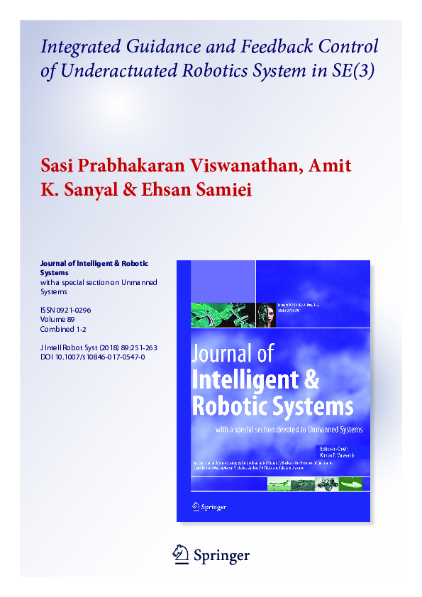 Pdf Integrated Guidance And Feedback Control Of Underactuated