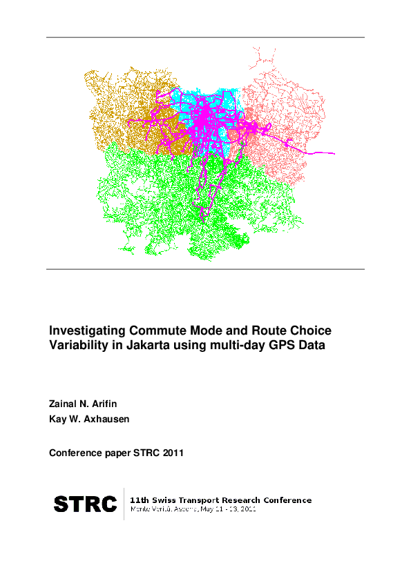 (PDF) Investigating Commute Mode and Route Choice Variability in ...