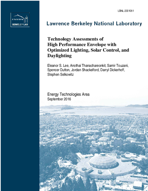 (PDF) Lawrence Berkeley National Laboratory Recent Work Title ...