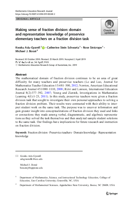 (PDF) Making sense of fraction division: domain and representation ...